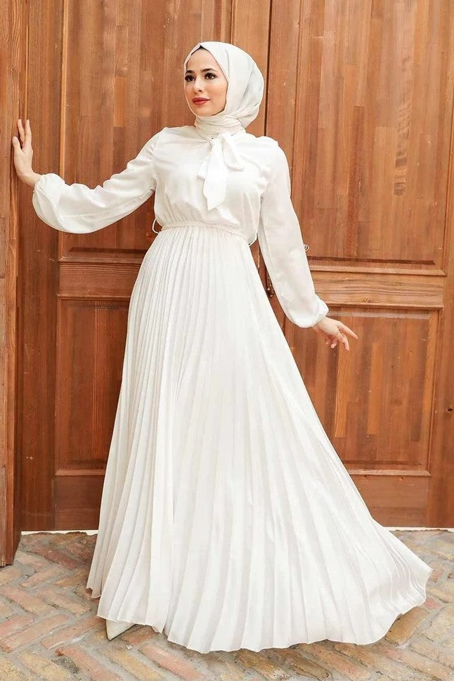 Bohemian Islamic Bride Wedding Dress Simple Bride Gown – TANYA BRIDAL